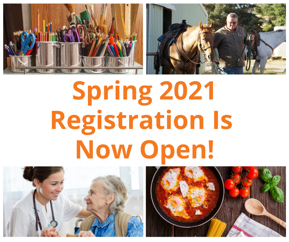 2021 Spring Semester Now Open For Registration